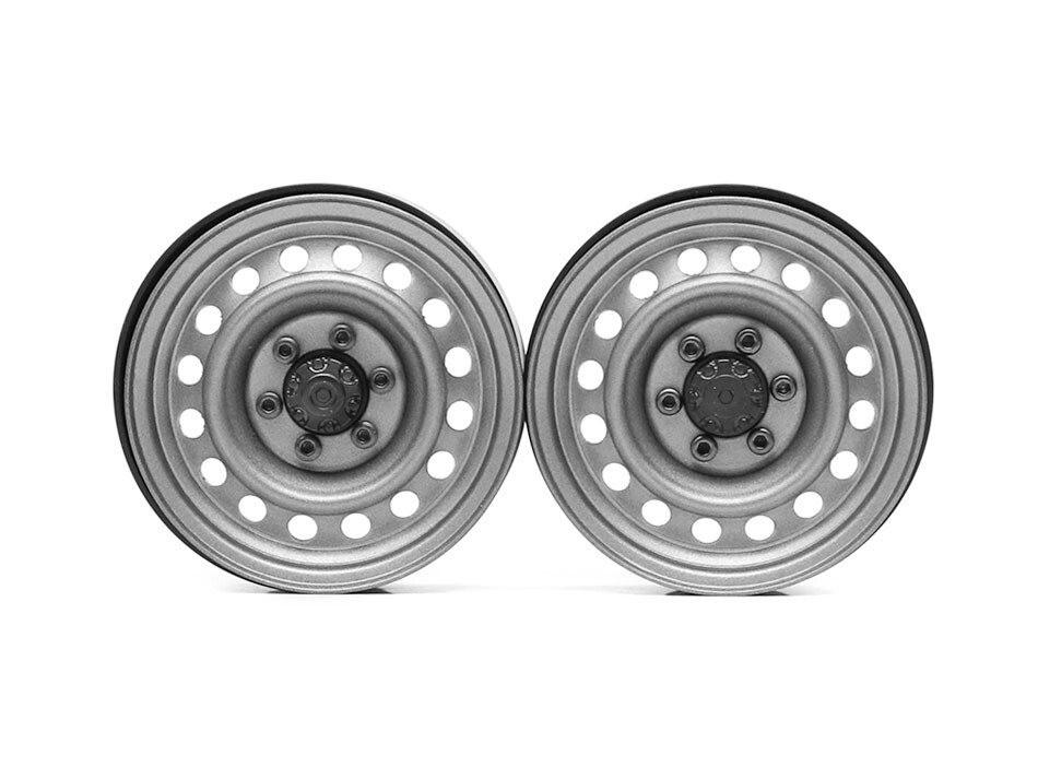 Boom Racing 1.9" 16-Hole 6-Lug Classic Steelie Reversible Beadlock ...