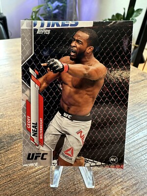 2020 Topps UFC Geoff Neal ROOKIE CARD Welterweight #90 RC 🔥 | eBay