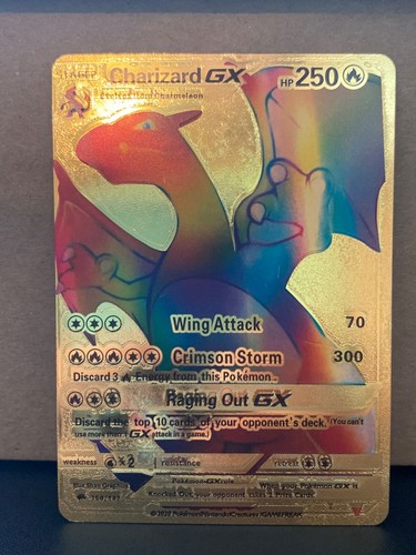 Pokemon Rainbow Charizard GX Card 150/147 2020 | eBay