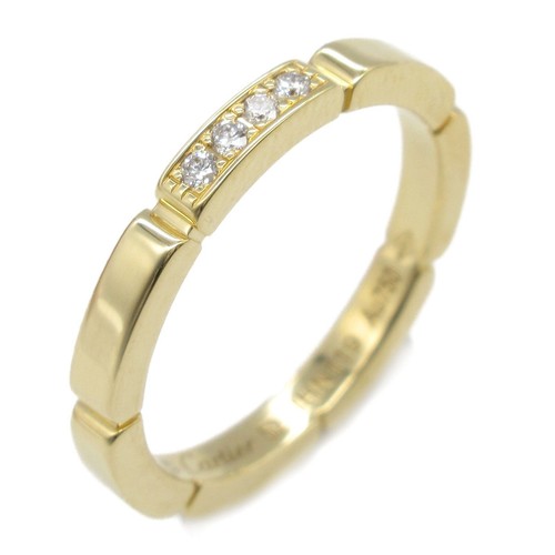 Cartier Maillon Panthere Au750 Diamond Ring Size 11 Men Gold One Size ...