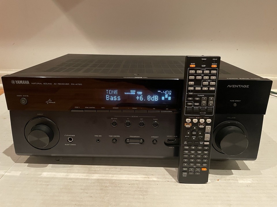 Yamaha AVENTAGE RX-A720 7.2 Channel Natural Sound AV HDMI Stereo ...