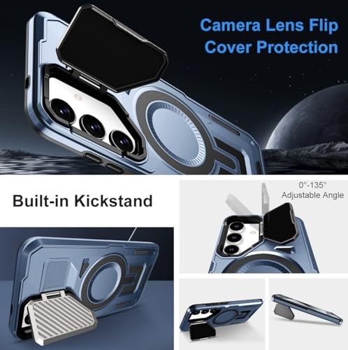 Samsung Galaxy S24+ Plus Case Military Grade with Kickstand & Camera ...