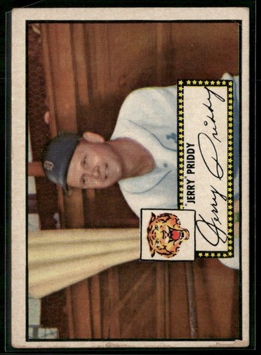 1952 Topps #28 Jerry Priddy black back FR/GD | eBay