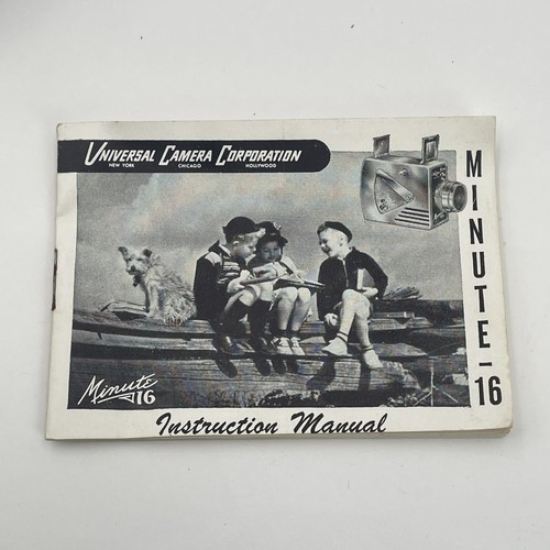 Vintage Universal Minute 16 Sub Miniature Camera Original Box Owners ...