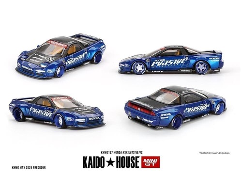 Kaido House x Mini GT Honda NSX Evasive V2 Blue KHMG137 1/64 | eBay