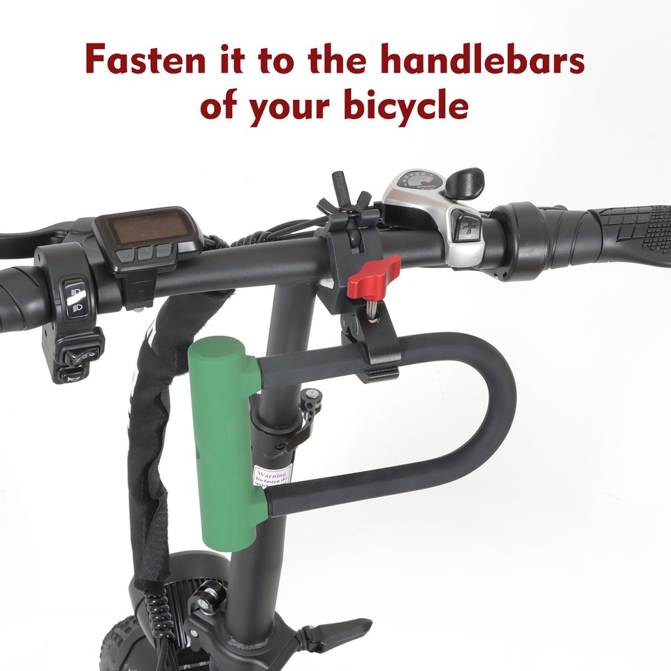 U Lock Holder/Clamp Bike Lock Holder Heavy Duty Mount All Metal ...