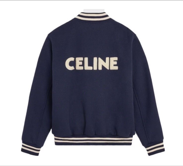 CELINE Teddy Loose Varsity jacket - Gem