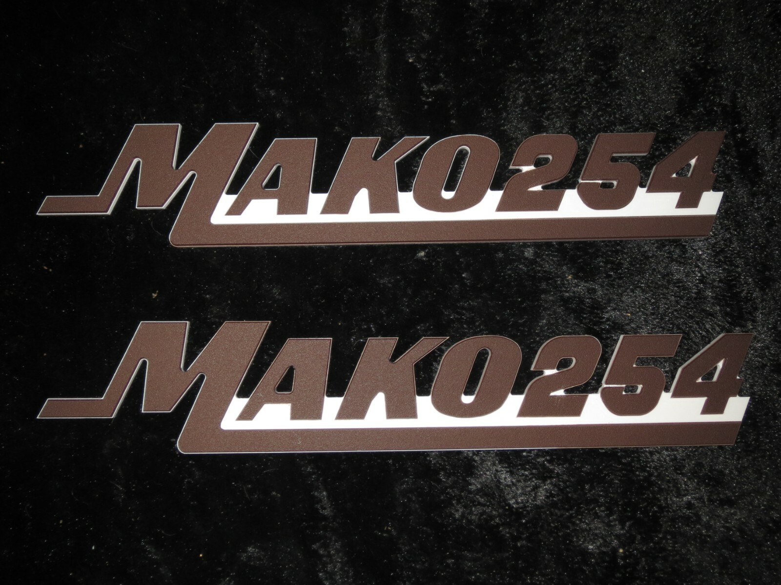 Mako Boat Emblems / Badges (Small) 2-3/8" High | eBay