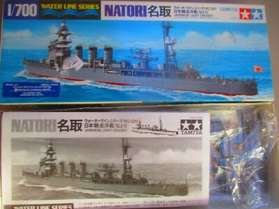 Tamiya 31320 Japanese Light Cruiser Natori 1:700 WWII SHIP 1992 issue ...