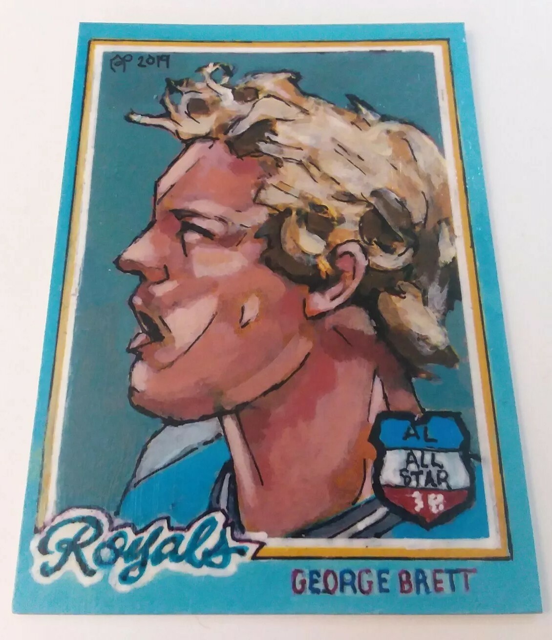 Baseball Art Card Print of George Brett, 78 | eBay