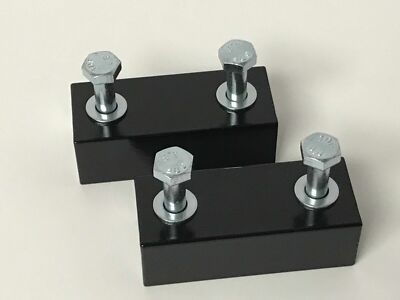 1" Original fits Jeep Cherokee hood spacer kit XJ lift louver BLACK ...
