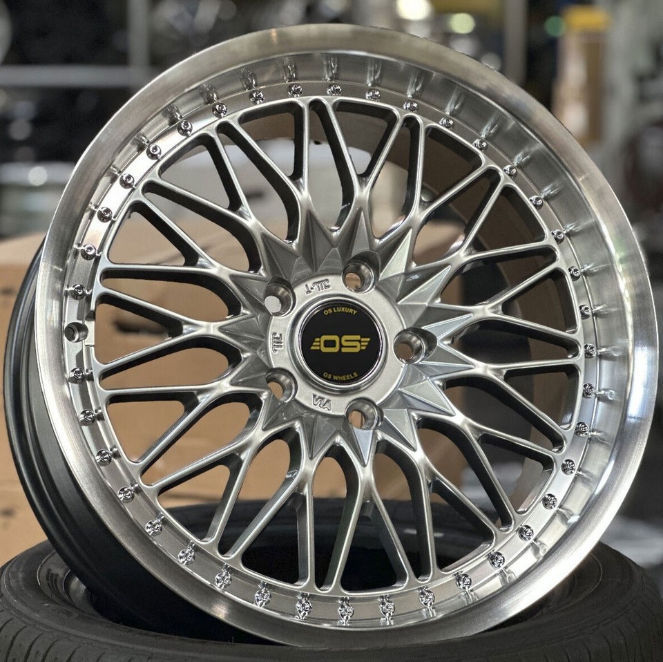 (4)SET 18x8.5/18x9.5 5x112 FLOW FORMED WHEELS BENZ CLK SLK E S C 280 ...