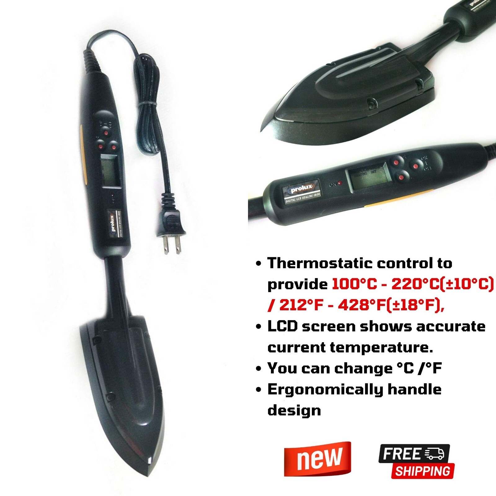 Electric Veneer Edge Banding Sealing Iron for Heat Shrink Film/ Fabric ...