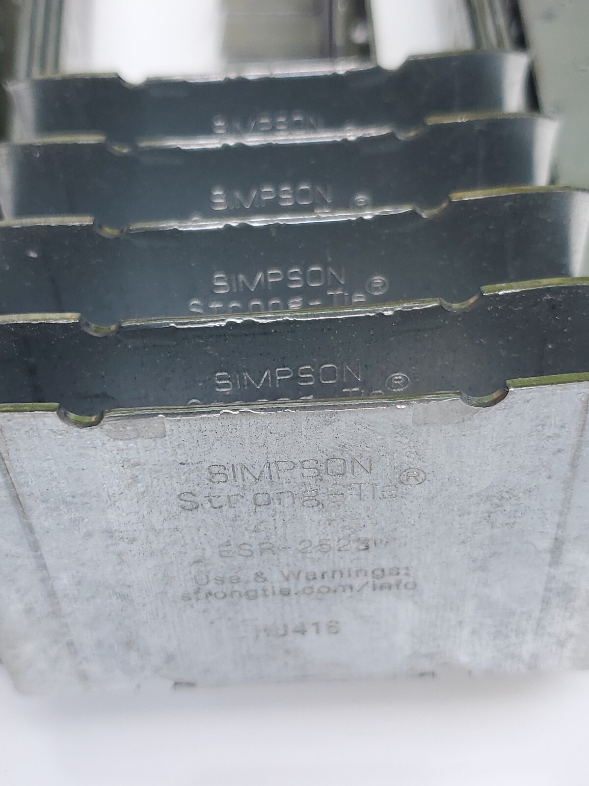 Lot 10 Simpson Strong-Tie HU416 4 x 16 Face Mount Joist Hanger G90 ...