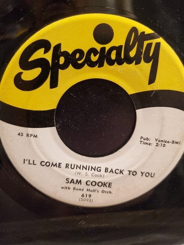 SAM COOKE 7" 45 RPM "I'll Come Running Back To You" & "Forever" VG ...