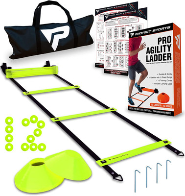 Pro Agility Ladder and Cones - Speed and Agility Training Set with 15 ...