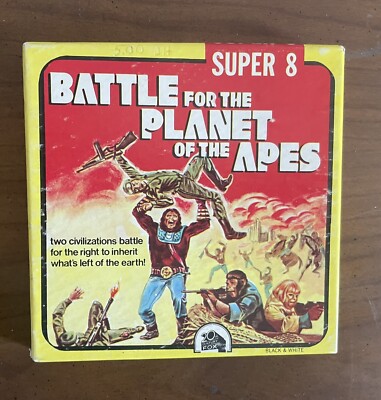 Battle for the Planet of the Apes 1973 Black & White Super 8MM Ken ...