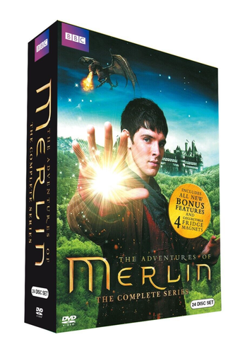 The Adventures of Merlin Complete Series DVD Seasons 1-5 Box Set US ...