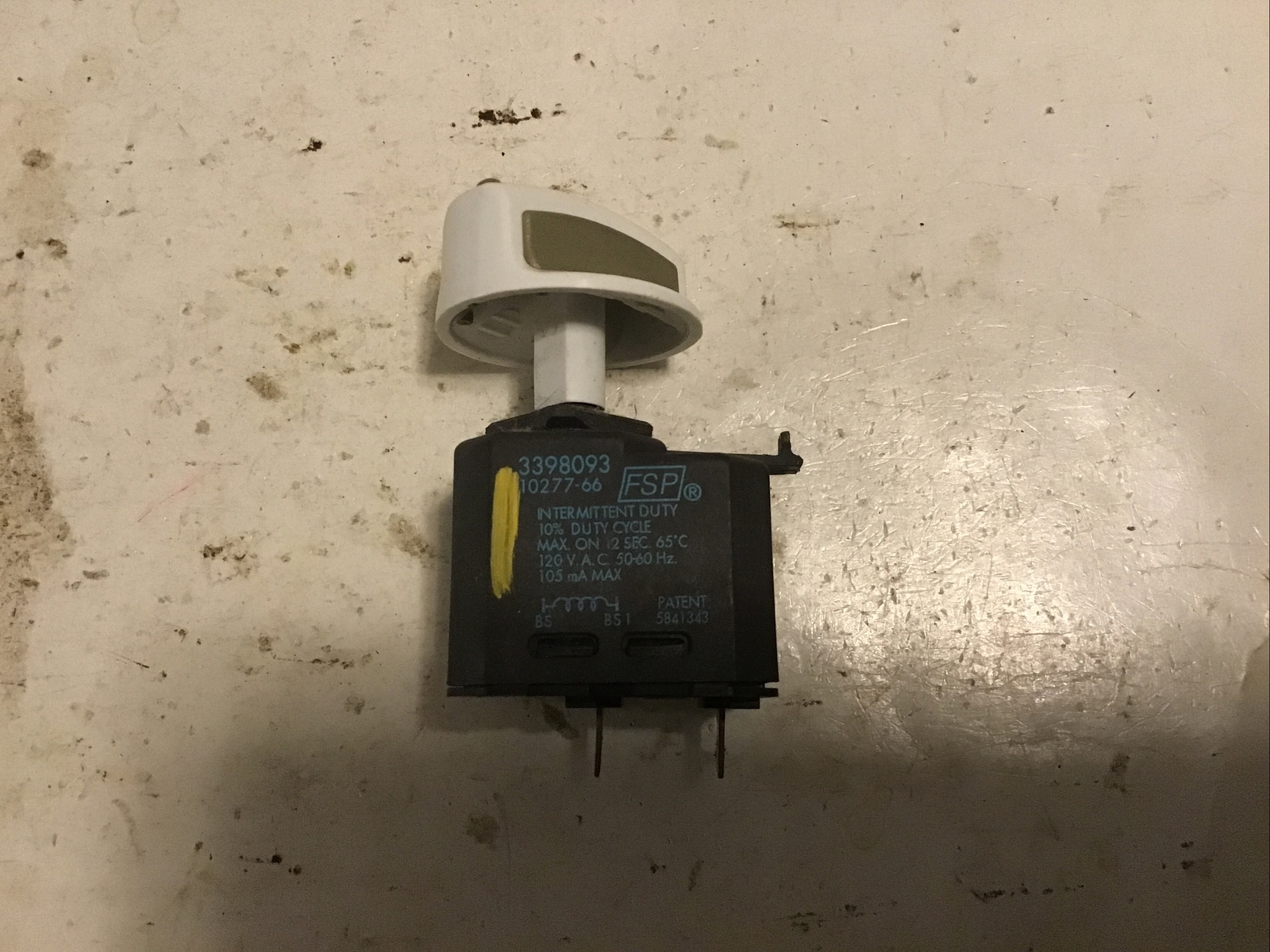 Whirlpool Kenmore Dryer End of Cycle Buzzer Switch With Knob 3398093 ...