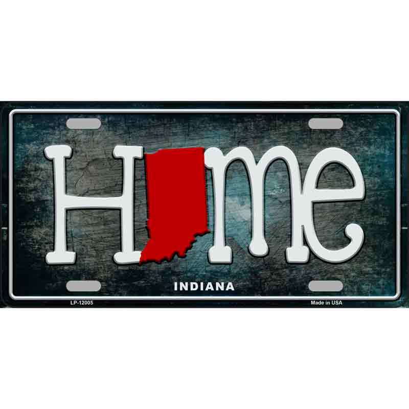 Indiana Home State Outline Novelty License Plate Tag LP-12005 | eBay