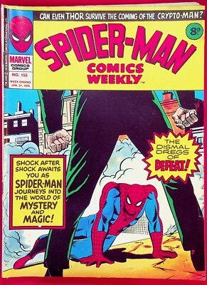 Spider-Man comics weekly N° 155 - January 31, 1976 - Thor - Iron Man | eBay