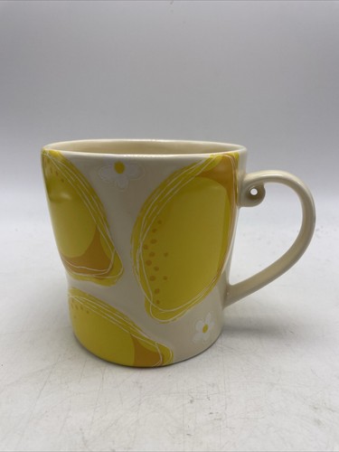 Starbucks Mug Lemon 3D Embossed Coffee Tea Cup 2006 Raised Yellow ...