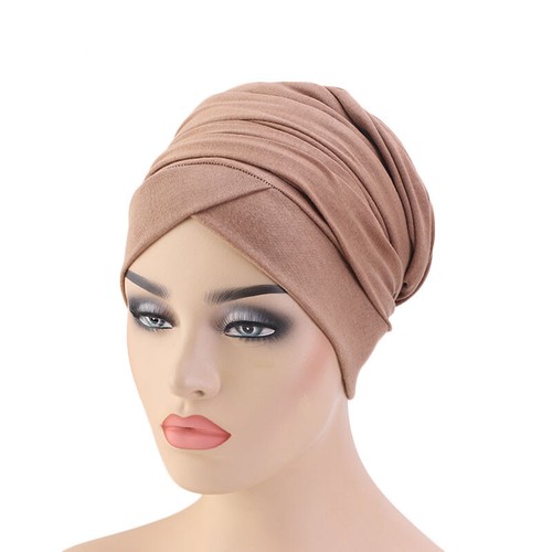 Women Muslim Headscarf Turban Hijab Hat Long Tail Head Wrap Cover Cap ...
