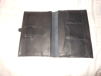 Hand Sewn German WWII Wallet, for Soldbuch, black, new, with coved ...