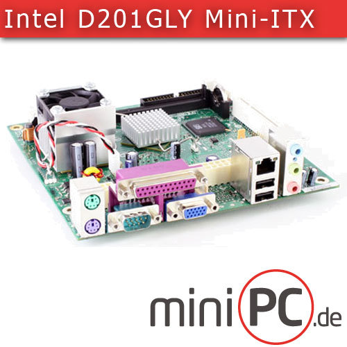 Intel D201GLY Mini-ITX Mainboard (mit Celeron 1.33Ghz CPU) [ohne Zubehör] | eBay