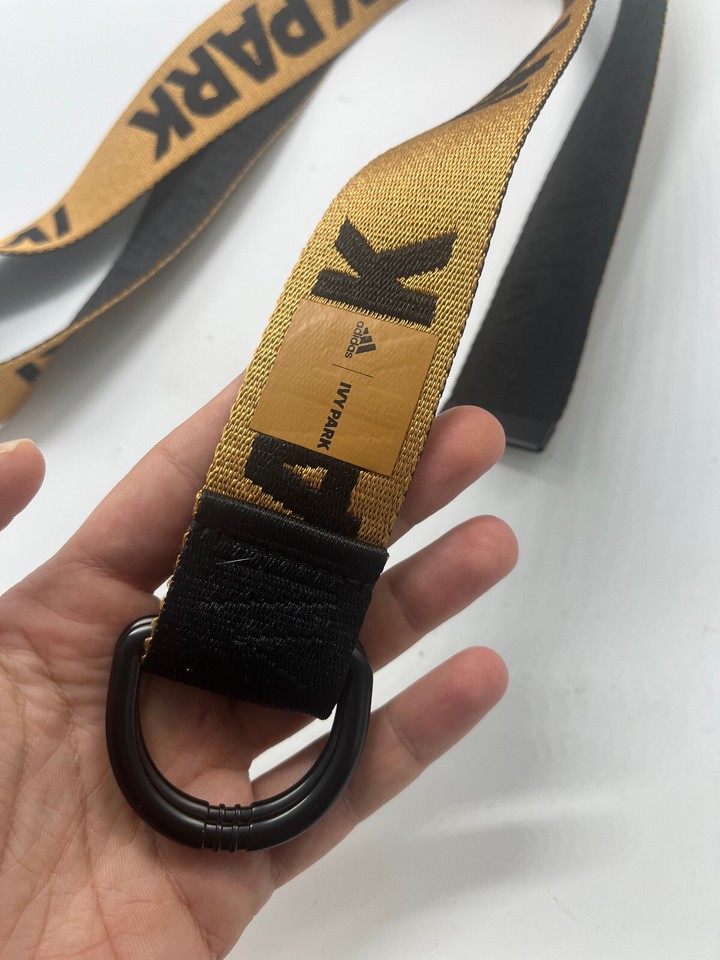Adidas x Ivy Park Logo Reversible Belt Black/Mesa Drip 2.2 Black (Size ...
