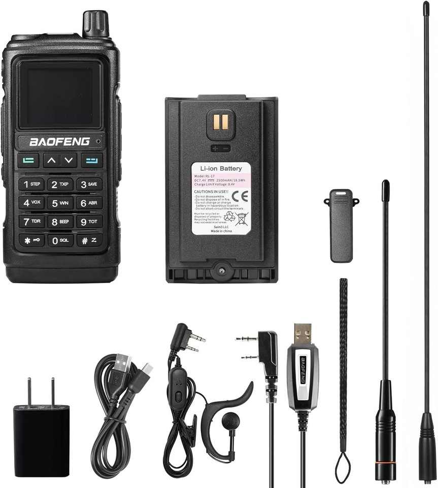 Digital Handheld Radio Scanner Fire Police VHF FM EMS Ham 2 Way ...