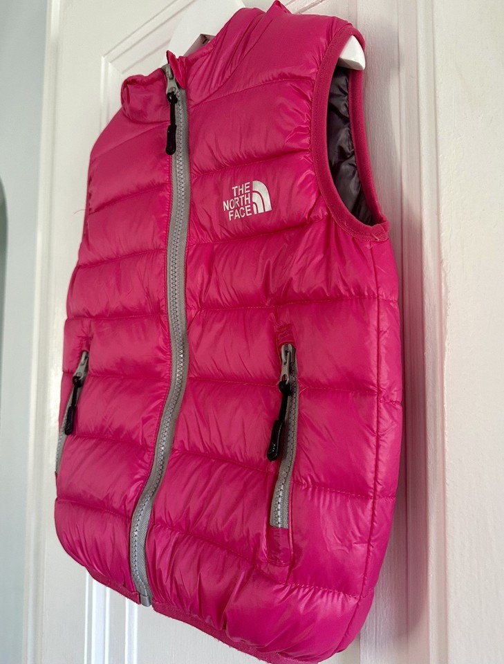 Northface Kids Summit Series Girls’ Down Puffer Vest Size 110 or 5-6 ...