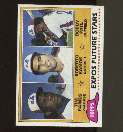 1981 Topps Baseball #479 Tim Raines Rookie Card - EXMT #4313 | eBay