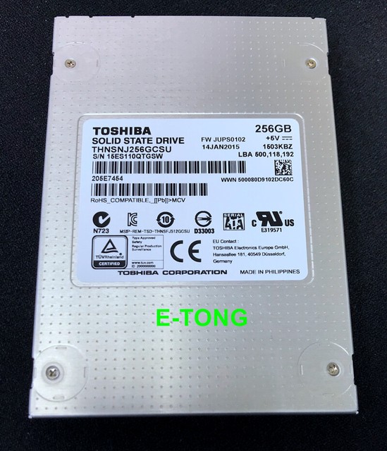 Toshiba 256gb SSD SATA 2.5" Solid State Drive THNSNJ256GCSU for sale ...