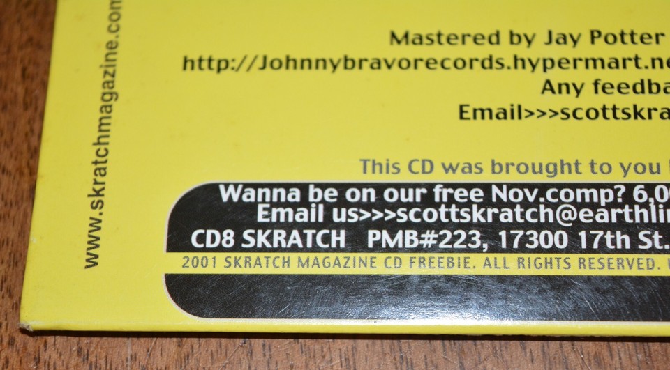 2001 SKRATCH MAGAZINE CD Vol. X What'd You Expect For Free | eBay