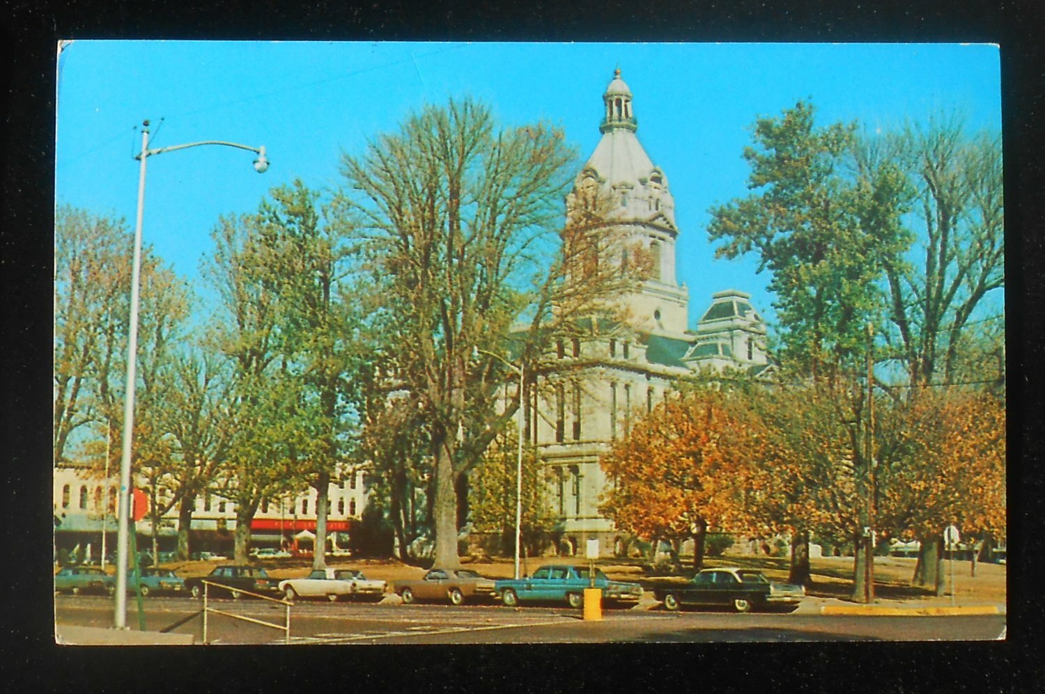 1960s Parke County Court House Old Cars Rockville IN Parke Co Postcard ...