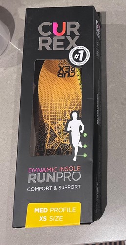 currex RUNPRO MEDIUM PROFILE Dynamic Insole UNISEX - XS | eBay