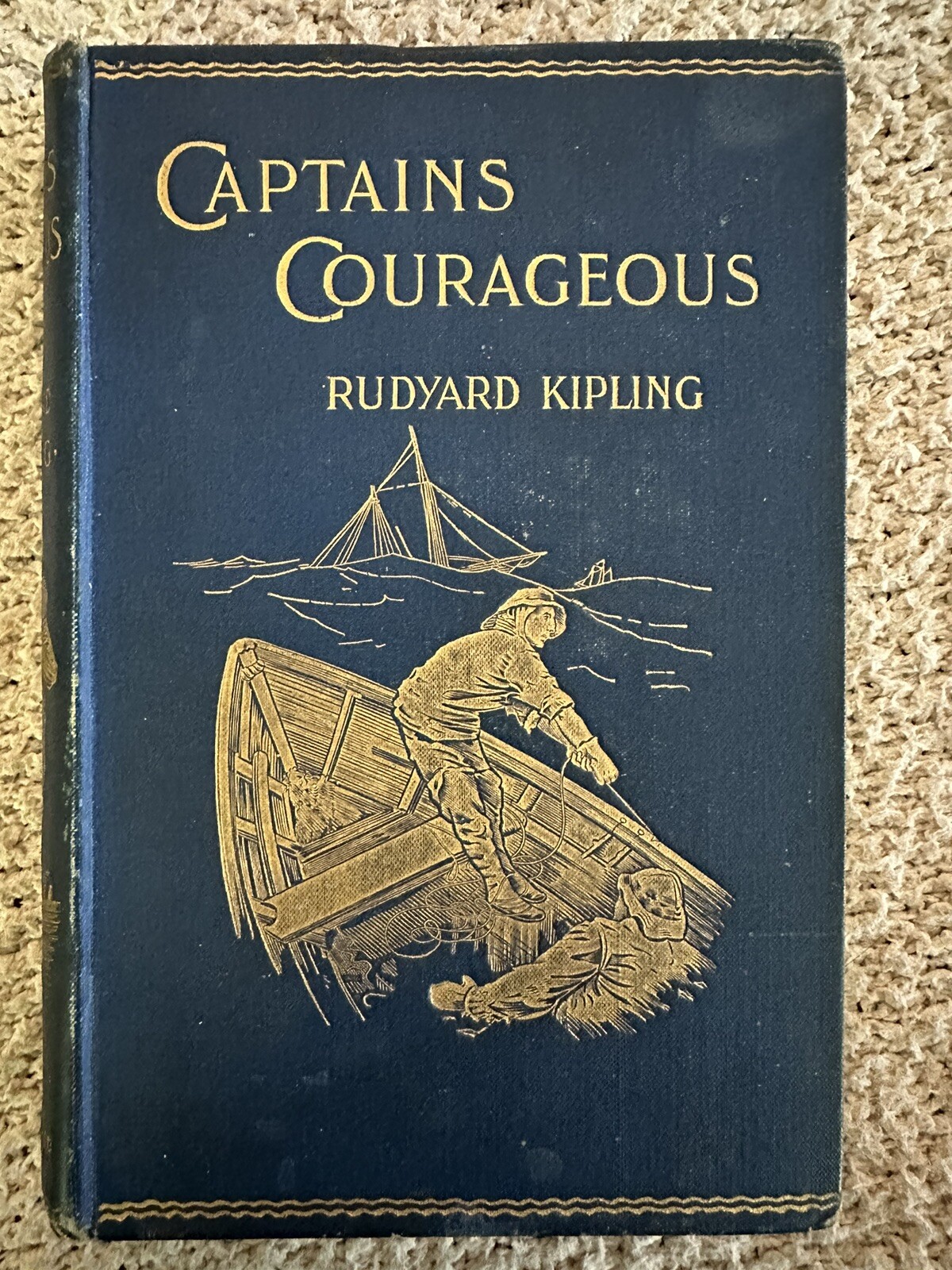 1897 1st Ed., Captain Courageous, Rudyard Kipling, Illustrated | eBay