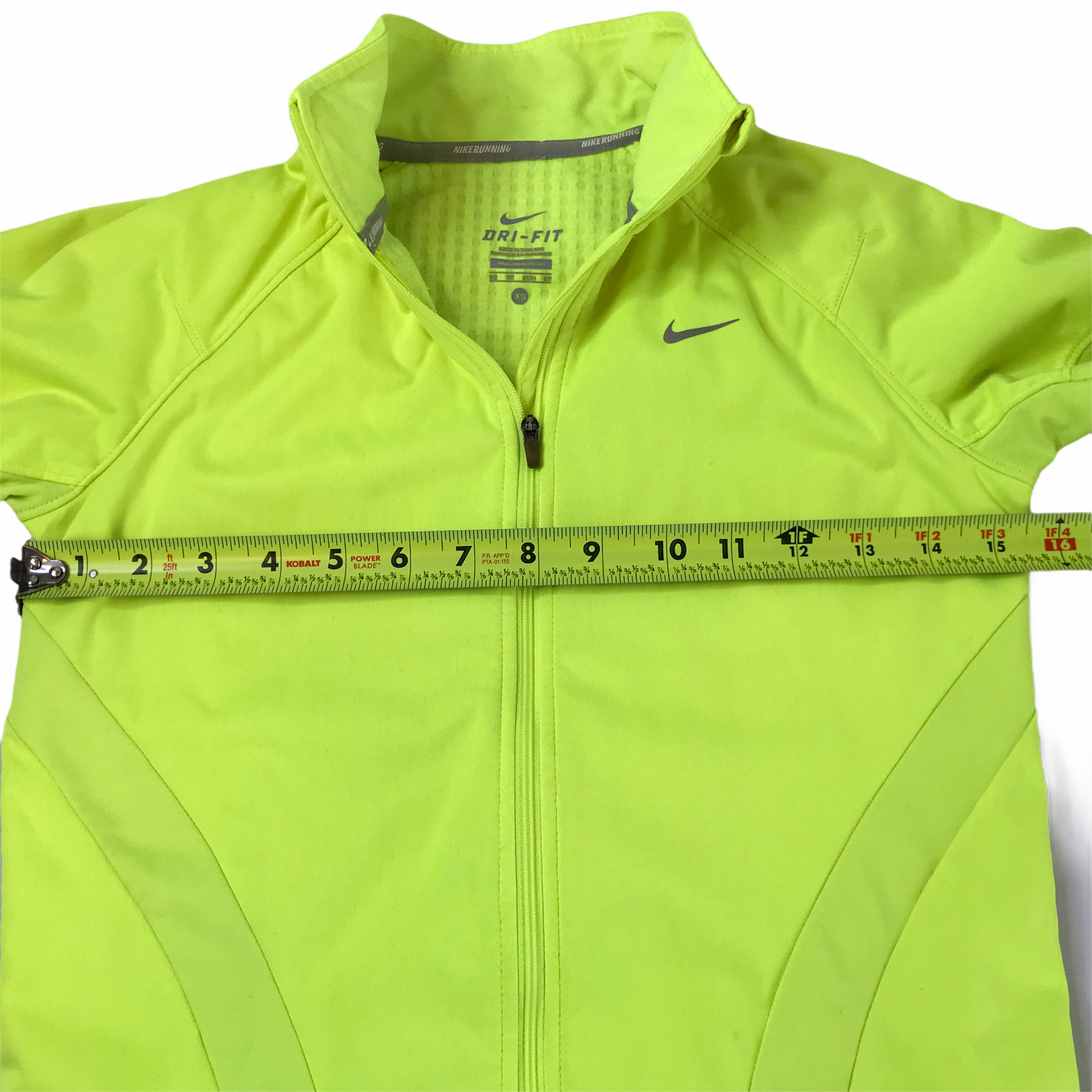 NIKE Neon Bright Highlighter Yellow Full Zip Jacket. … - Gem