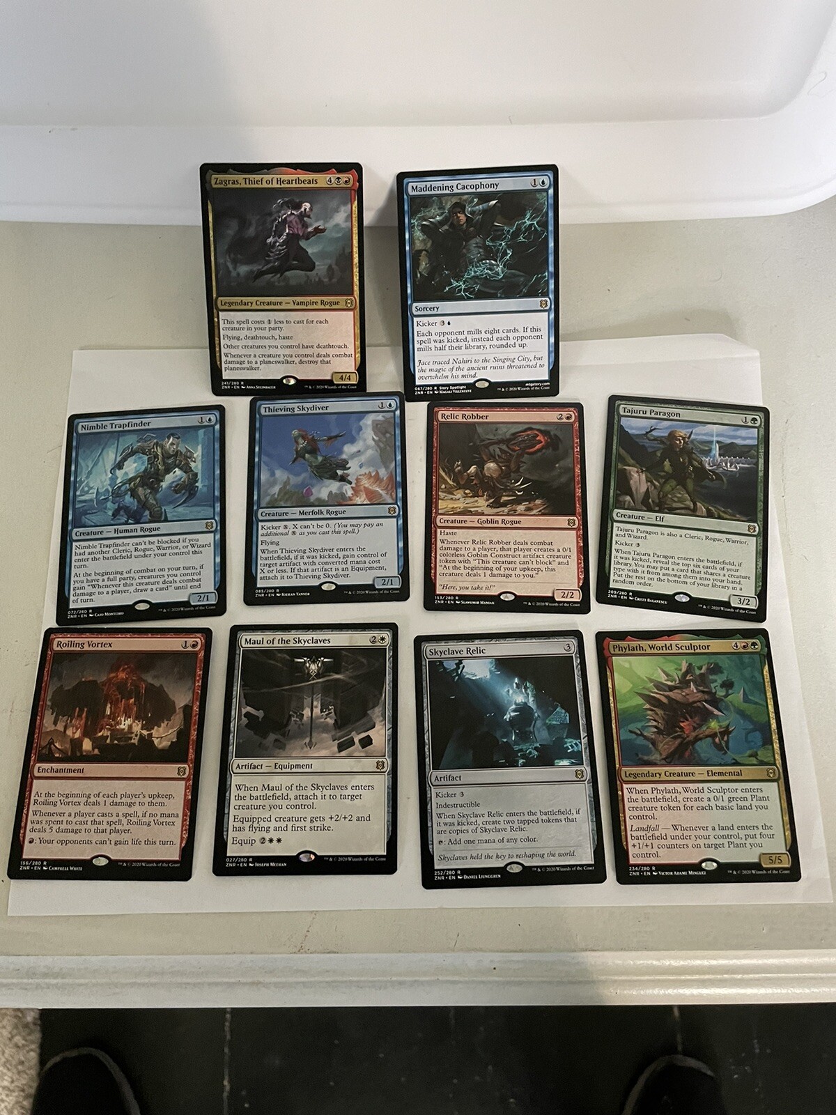 Magic the Gathering Zendikar Rising Lot of 10 Different Rares | eBay