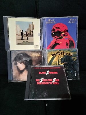 Hard Rock CD Lot Pink Floyd, Ozzy, Black Sabbath & Motorhead Read ...