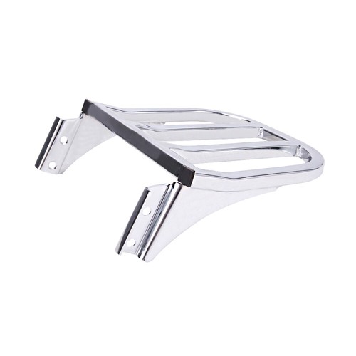 Chrome Detachable Rear Backrest Luggage Rack For Harley FLS Softail ...