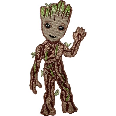 Groot Patch Iron On Sew On Clothes Bag Guardians of the Galaxy ...