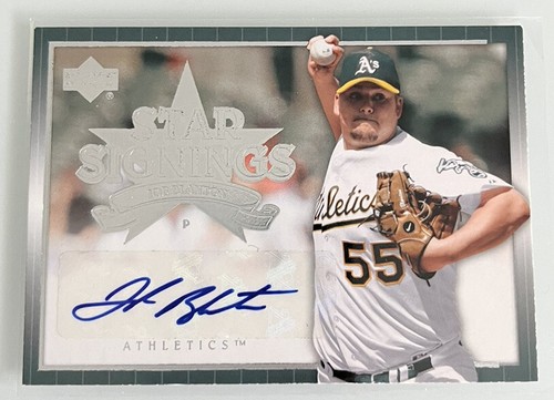 2007 Upper Deck Star Signings Joe Blanton #SS-BL Auto Autograph Oakland ...