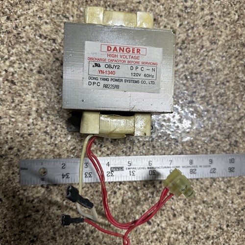 24AA12 OSTER OM0701A8B MICROWAVE PARTS: ONG YANG YN-1340 TRANSFORMER: 0 ...