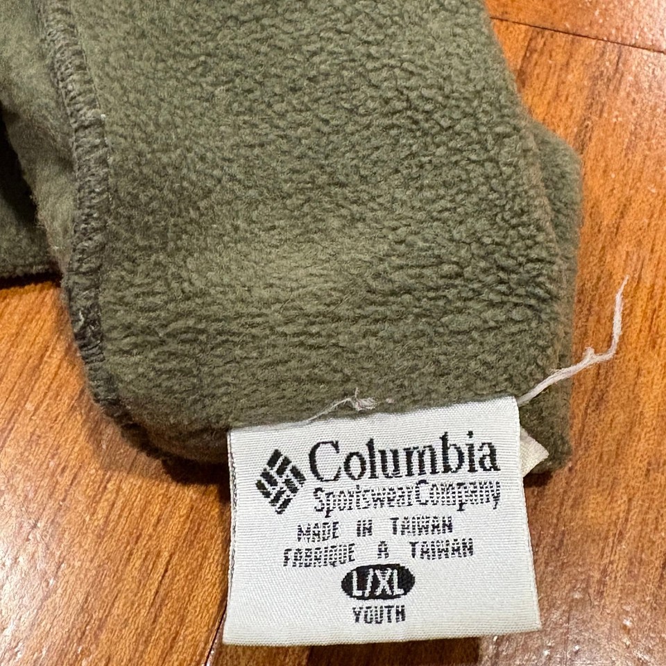 Columbia Youth L/XL Fast Trek II Fleece Beanie Olive Green | eBay