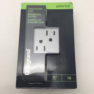 ARTR152M4 - Adorne Outlet - 15 Amp - Magnesium Finish - Tamper ...