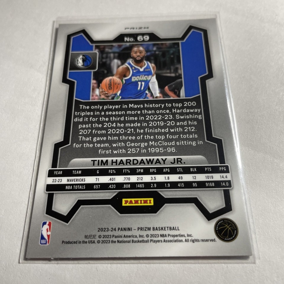 2023-24 Panini Prizm NBA Tim Hardaway, Jr. Card #69! HYPER PRIZM SP (A1 ...
