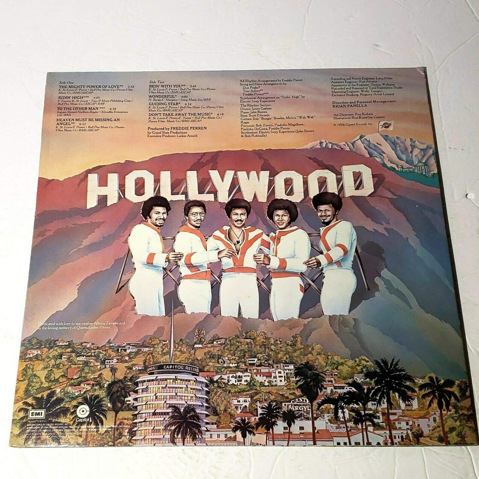 TAVARES Sky High! 1976 Capitol Funk Soul Disco Vinyl Record original LP ...