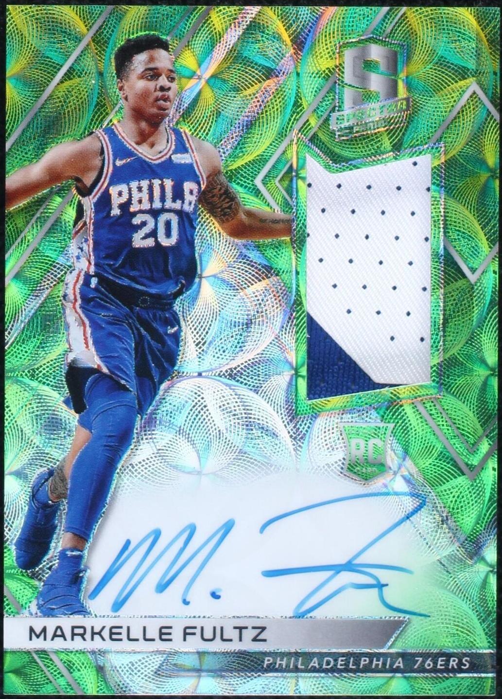 2017-18 Panini Spectra - Rookie Jersey Autographs Markelle Fultz #102 ...